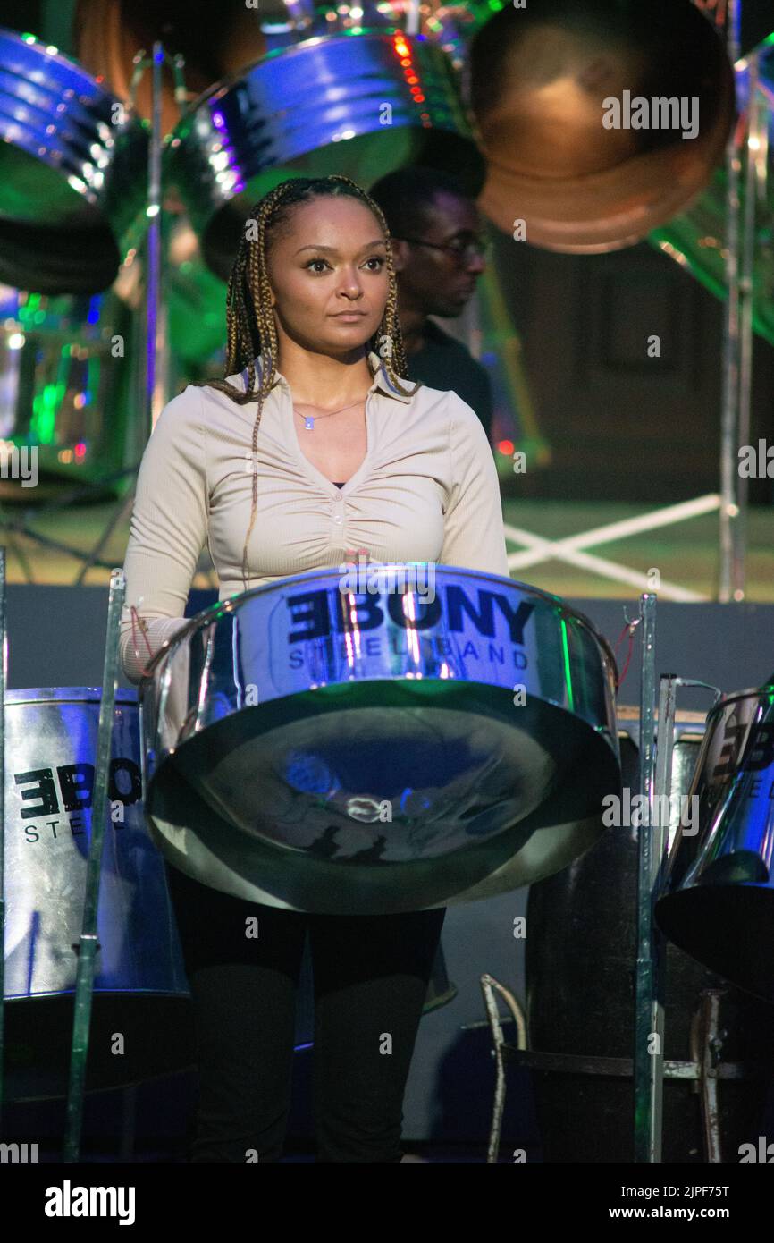 London, UK. 17th Aug, 2022. Steelband Summer at Opera Holland Park as ...