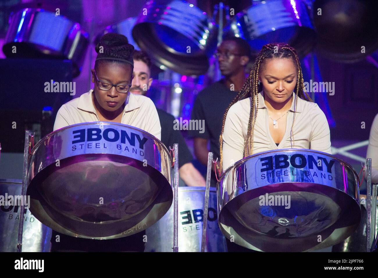 London, UK. 17th Aug, 2022. Steelband Summer at Opera Holland Park as ...