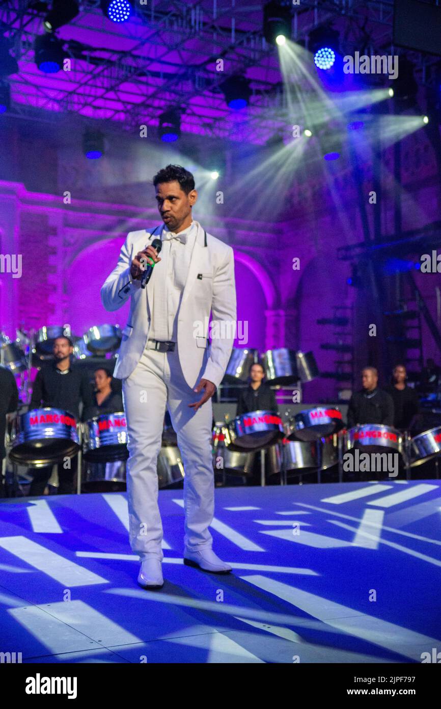 London, UK. 17th Aug, 2022. Steelband Summer at Opera Holland Park as ...