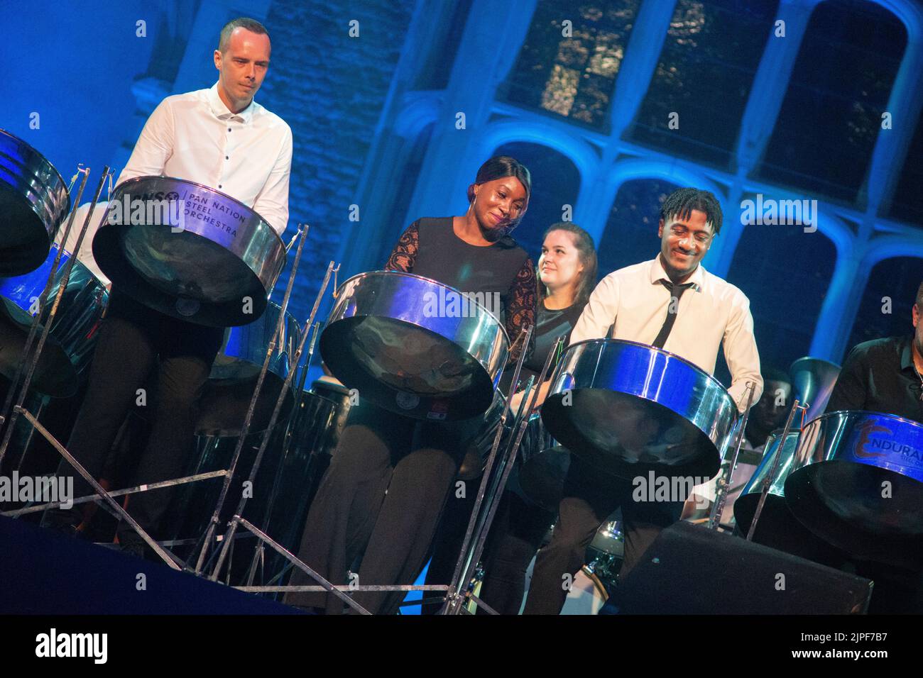 London, UK. 17th Aug, 2022. Steelband Summer at Opera Holland Park as ...