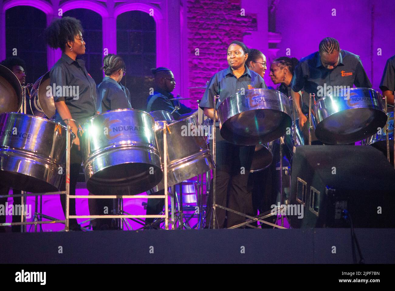 London, UK. 17th Aug, 2022. Steelband Summer at Opera Holland Park as ...