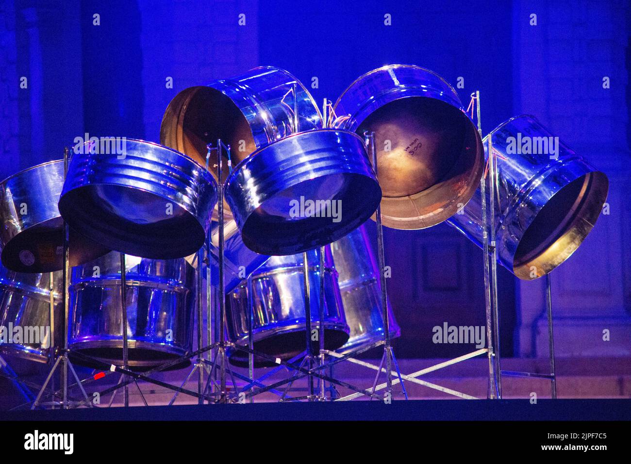 London, UK. 17th Aug, 2022. Steelband Summer at Opera Holland Park as ...