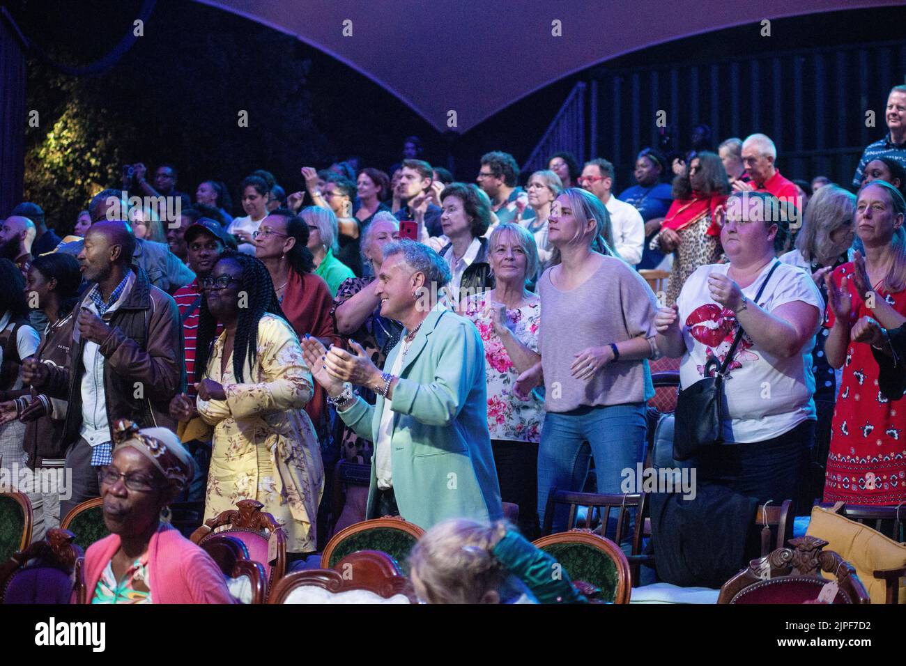 London, UK. 17th Aug, 2022. Steelband Summer at Opera Holland Park as ...