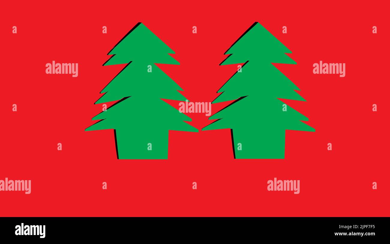 Simple vector christmas tree made from pieces of paper Stock Photo - Alamy Simple vector christmas tree made from pieces of paper Stock Photo - Alamy
