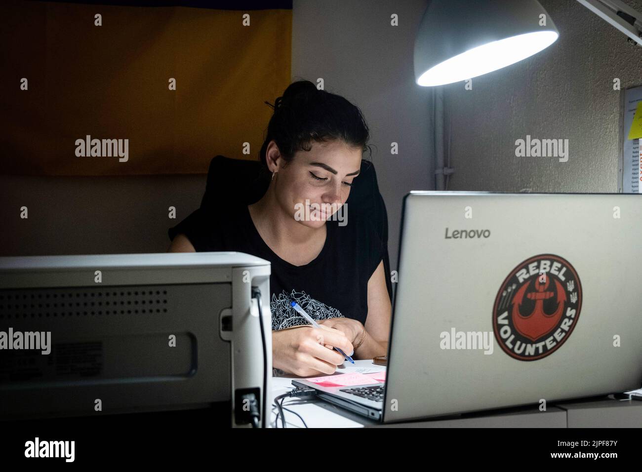 Chairman Tamara (33) of the volunteer organization "Rebel Volunteers ...