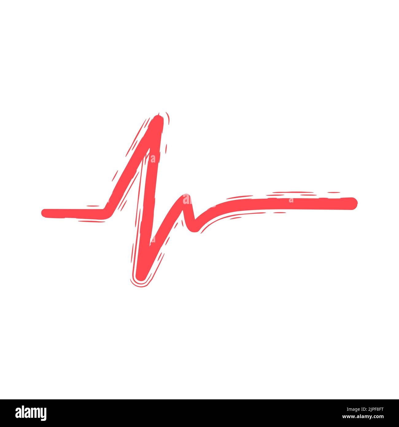 Hand drawing heart cardiogram line doodle icon Stock Vector Image & Art ... Hand drawing heart cardiogram line doodle icon Stock Vector Image & Art ...