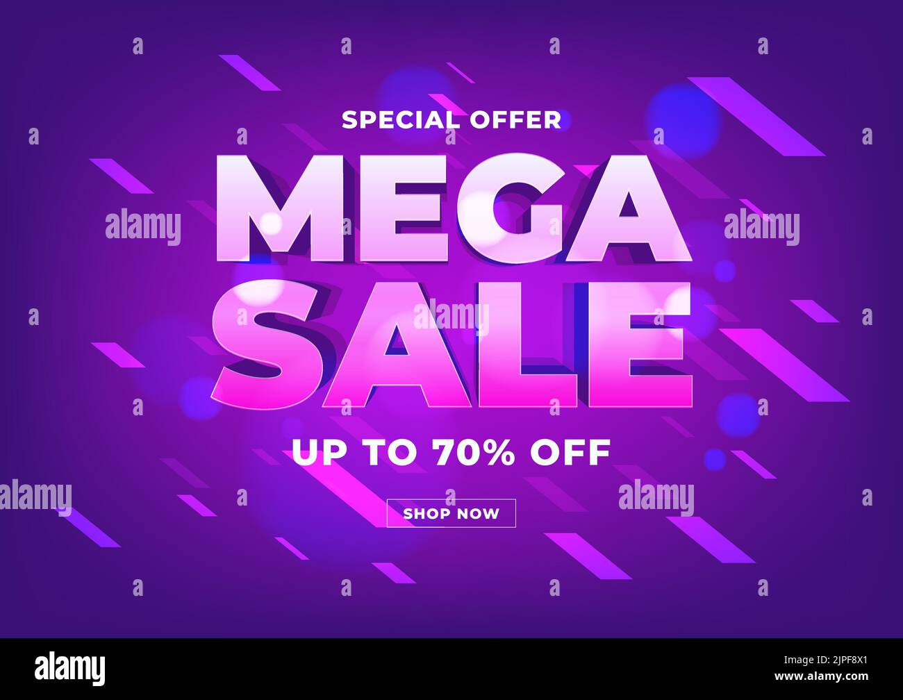 Mega Sale Banner Template Design Big Sale Special Offer Online