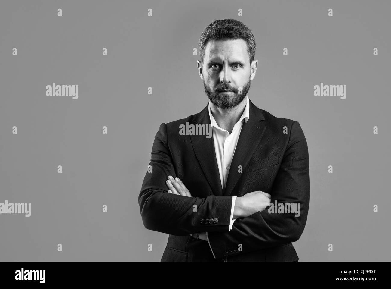 successful business man wearing formal jacket in office, success Stock ...