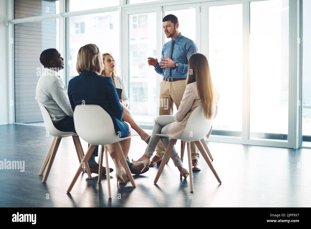 African man addressing people hi-res stock photography and images - Alamy
