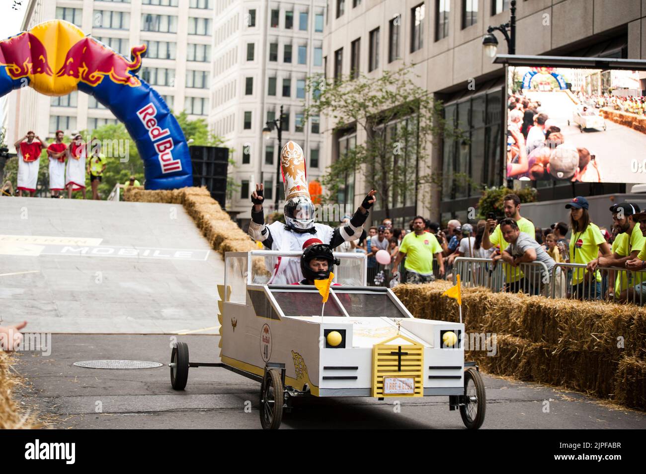 Redbull Soap box race event in Montreal Stock Photo - Alamy
