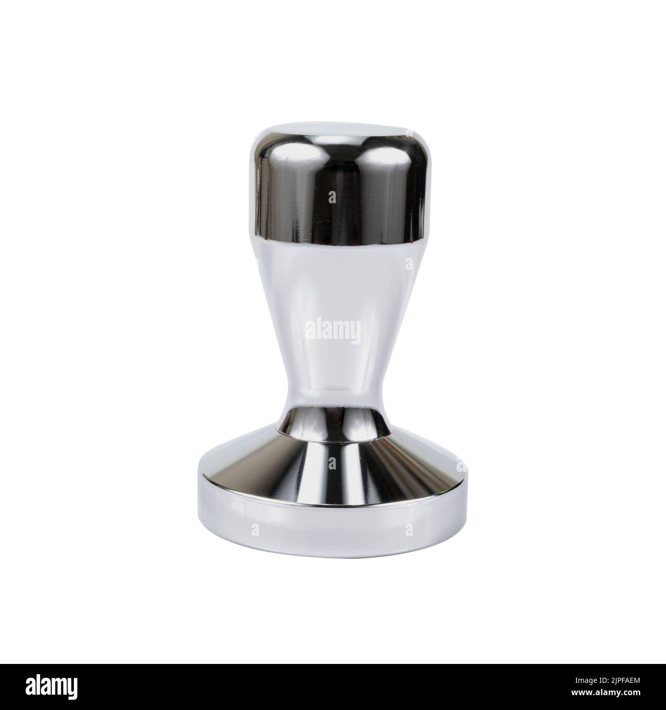Barista coffee tamper handle isolated on white background Stock Photo ...