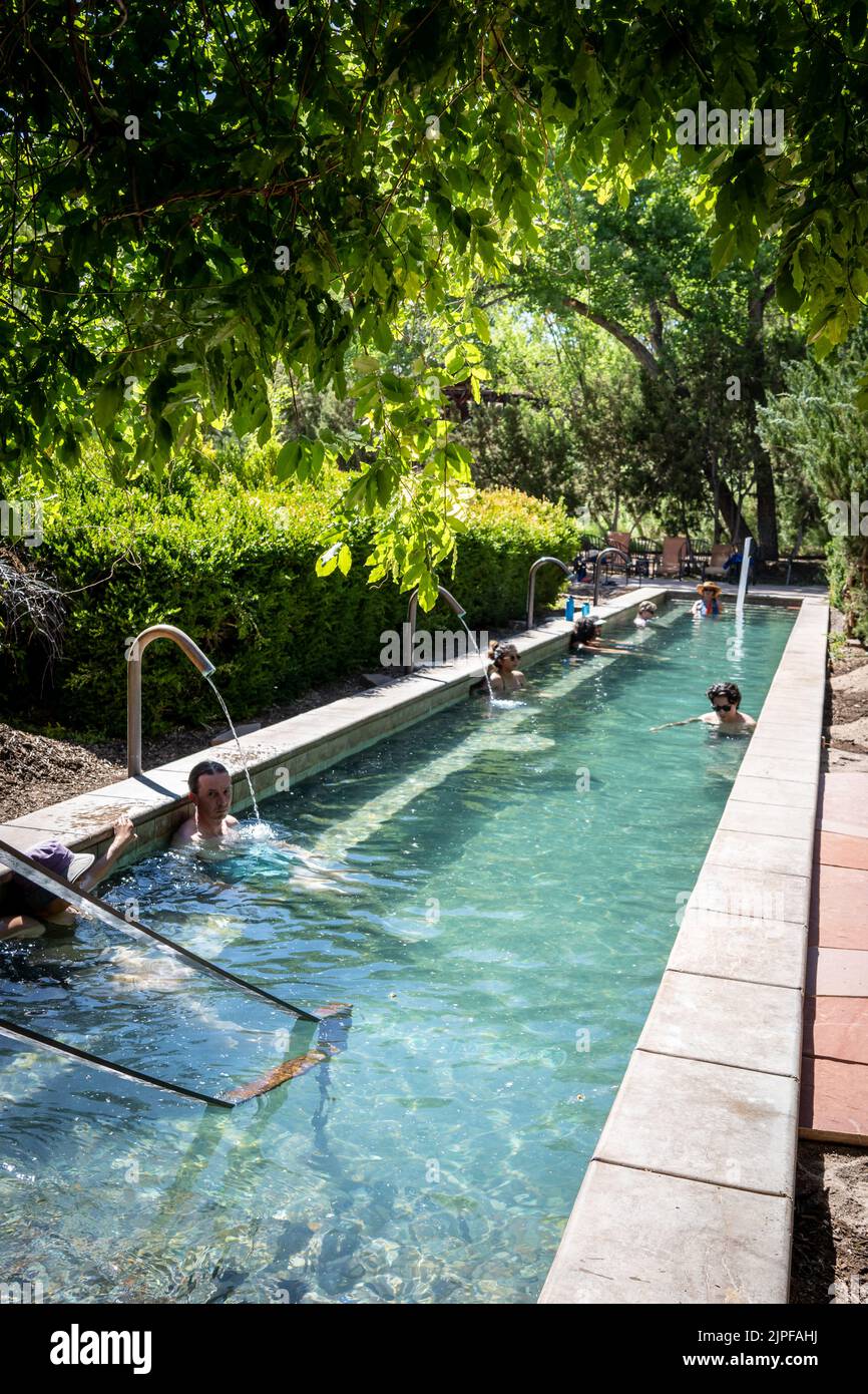 Ojo Santa Fe Spa Resort Stock Photo - Alamy