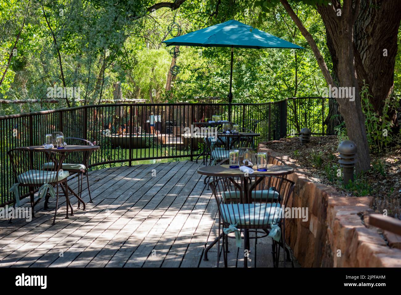 Ojo Santa Fe Spa Resort Stock Photo - Alamy