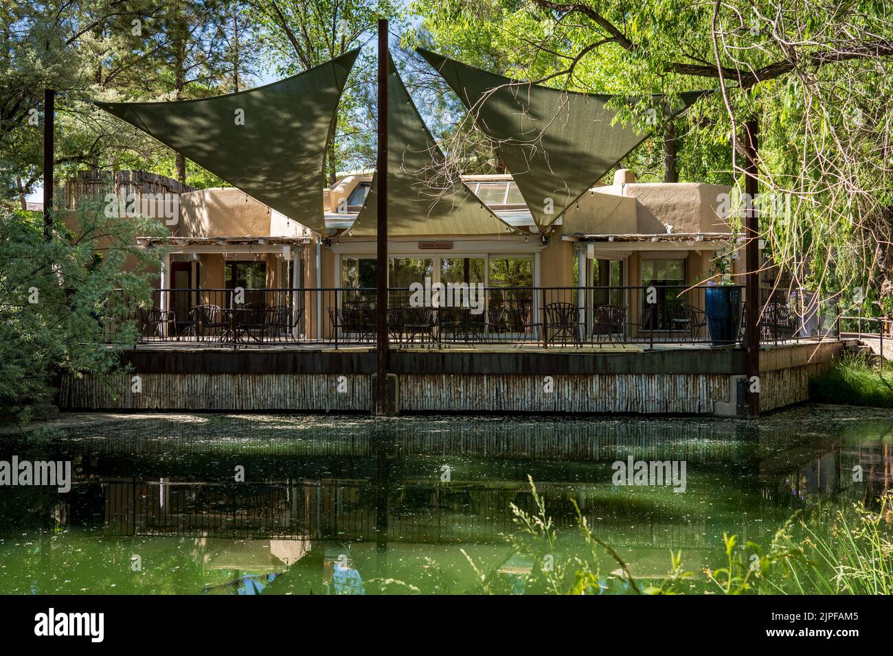 Ojo Santa Fe Spa Resort Stock Photo - Alamy