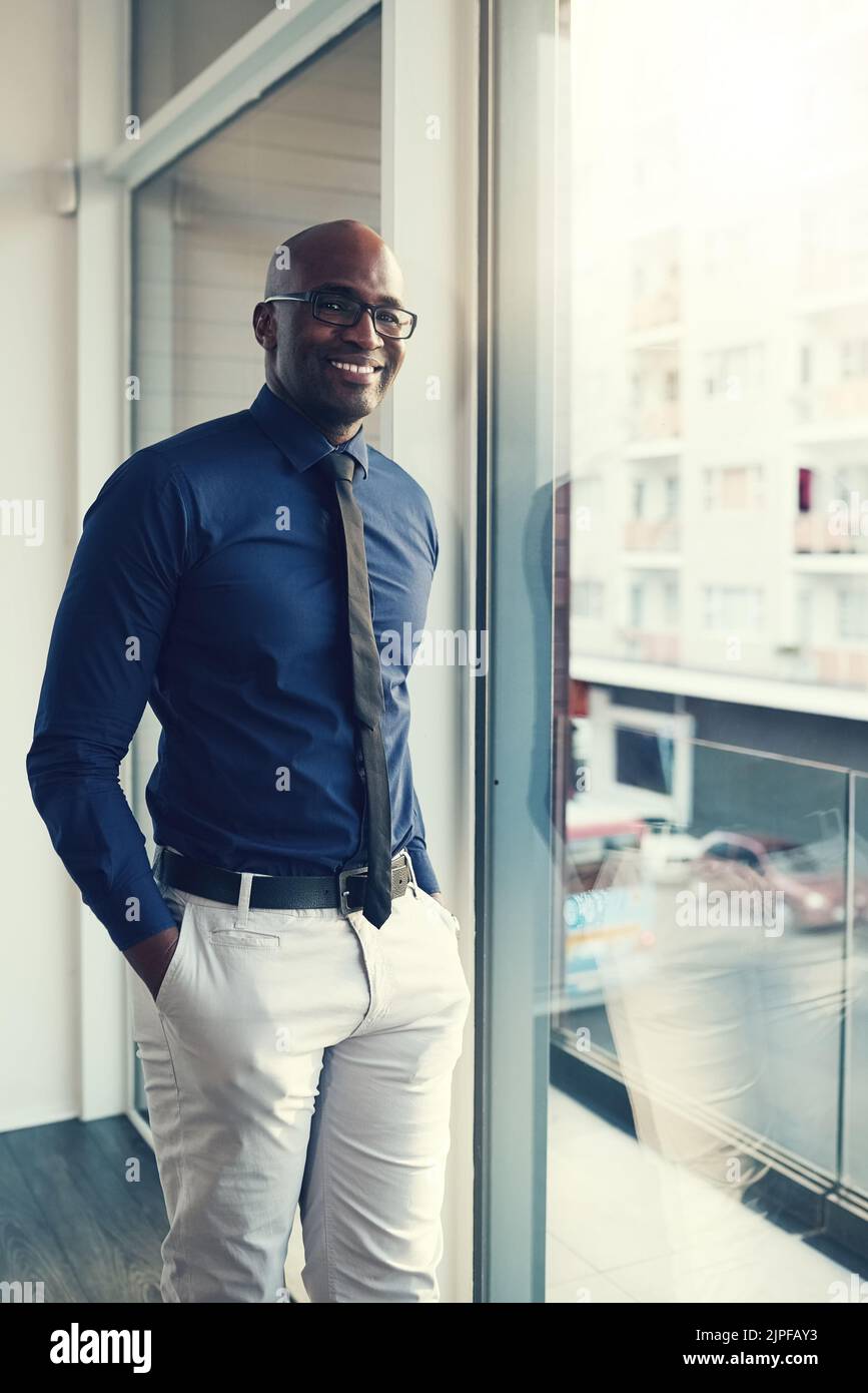 Success is a mindset. Cropped portrait of a handsome businessman ...