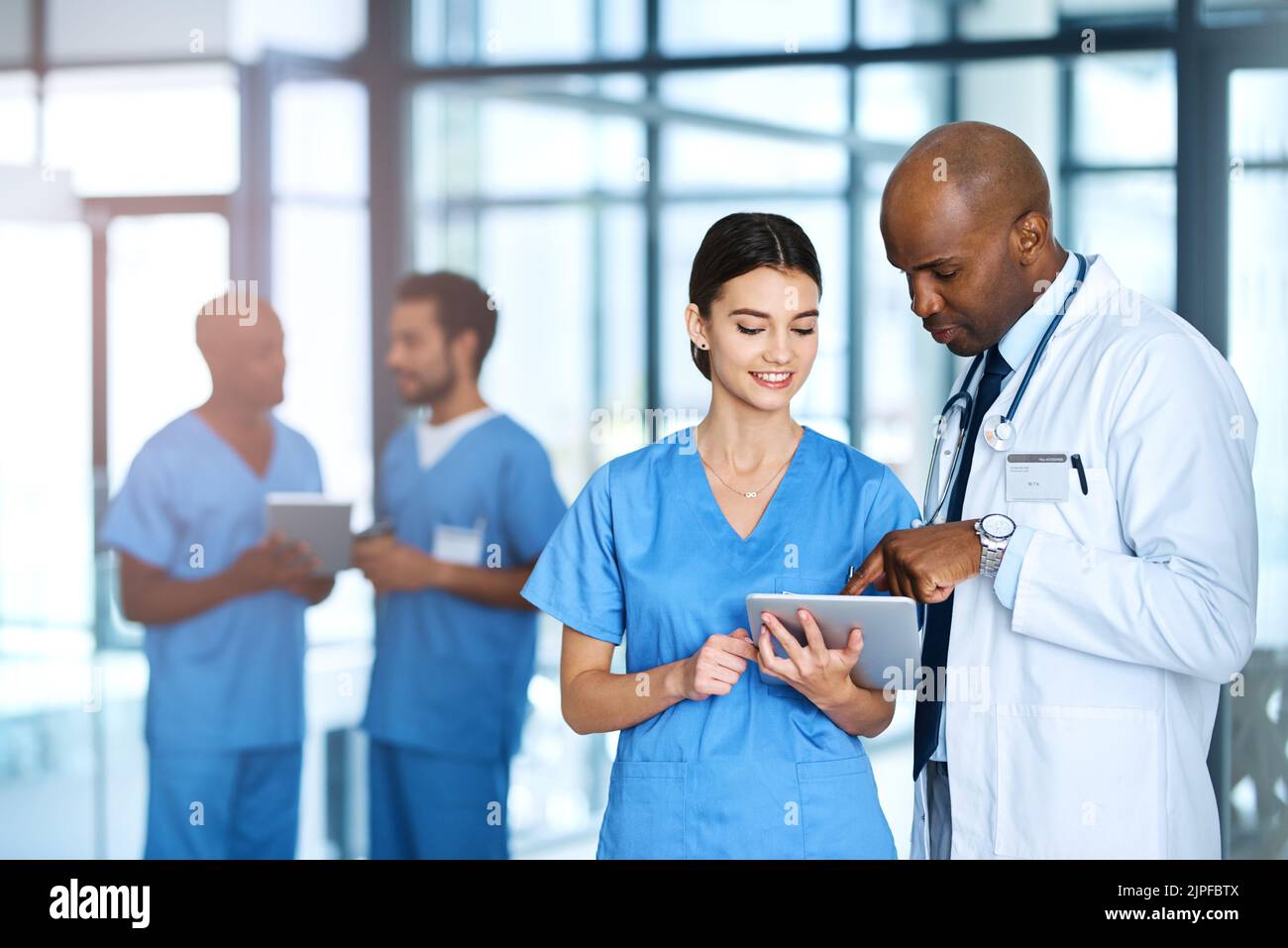 Working well to get all their patients well. two of medical ...