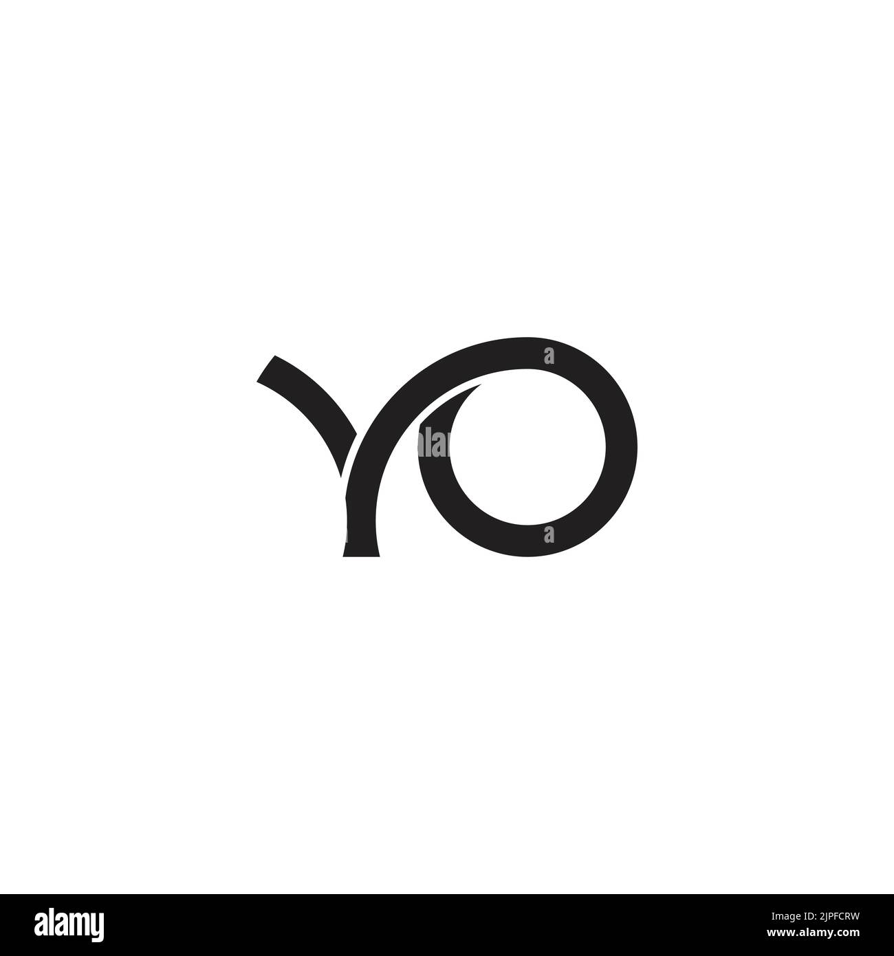 letter vo circle geometric logo vector Stock Vector Image & Art - Alamy