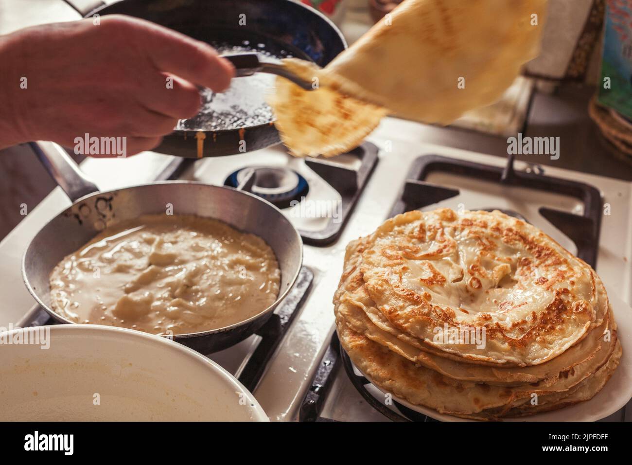 Female pancakes hi-res stock photography and images - Alamy