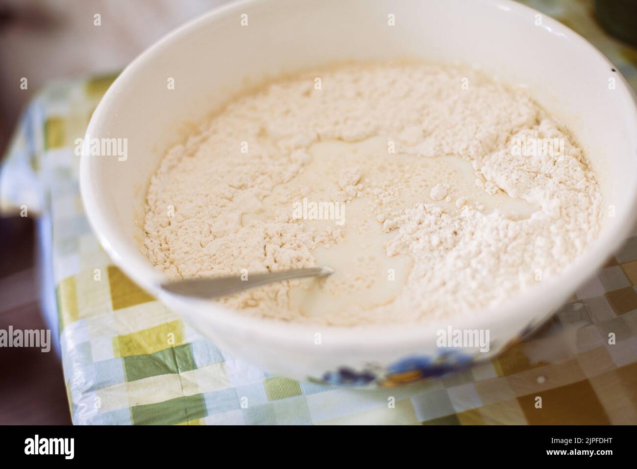 Pancakes spoon hi-res stock photography and images - Alamy