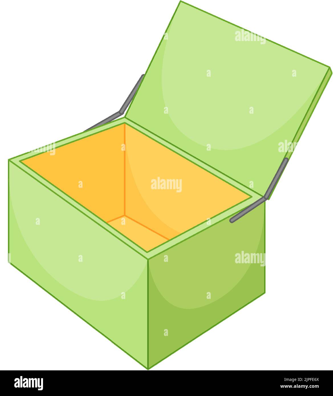 Open box on white background illustration Stock Vector Image & Art - Alamy