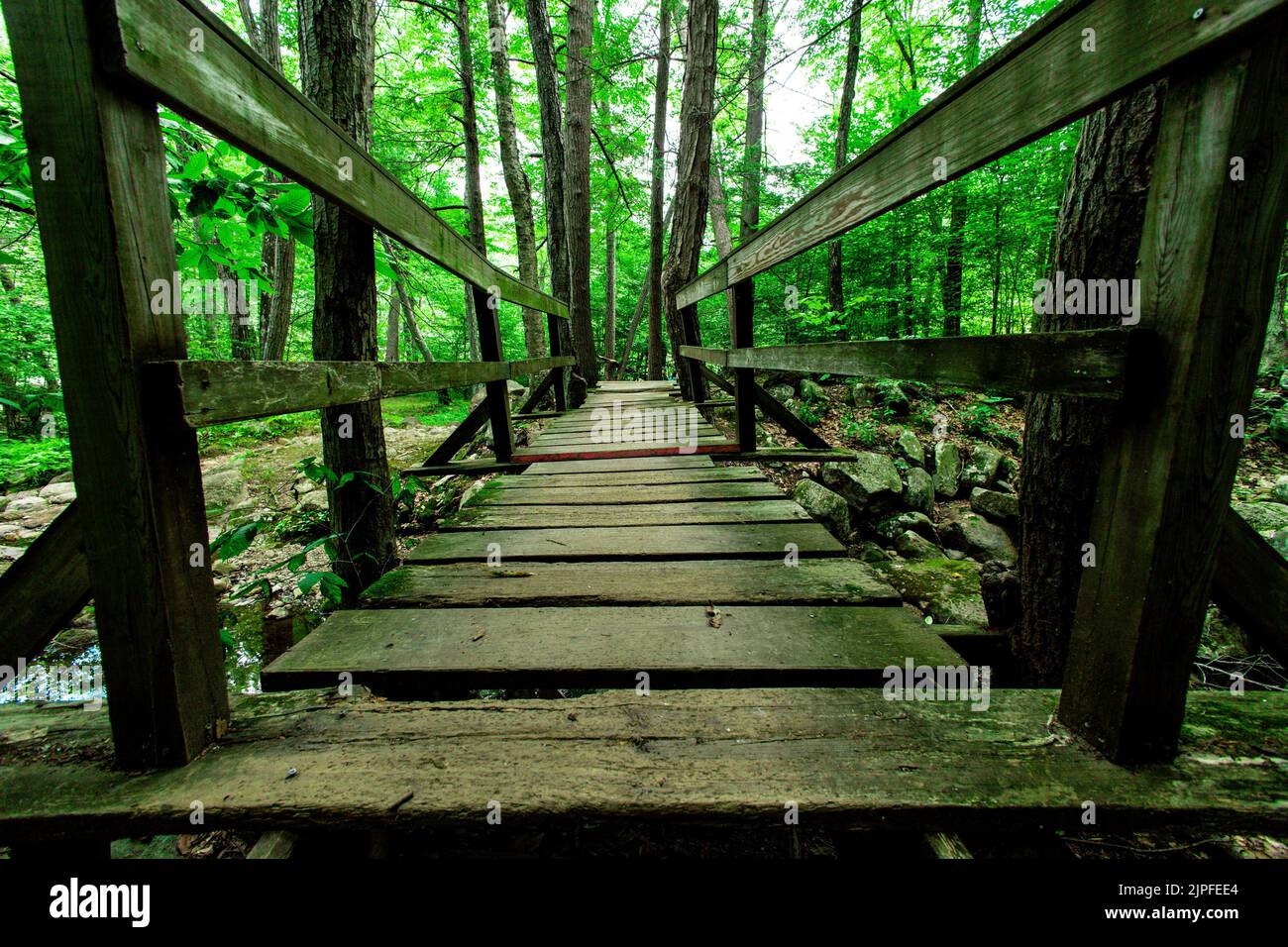 Hiking trail connects bridge hi-res stock photography and images - Alamy