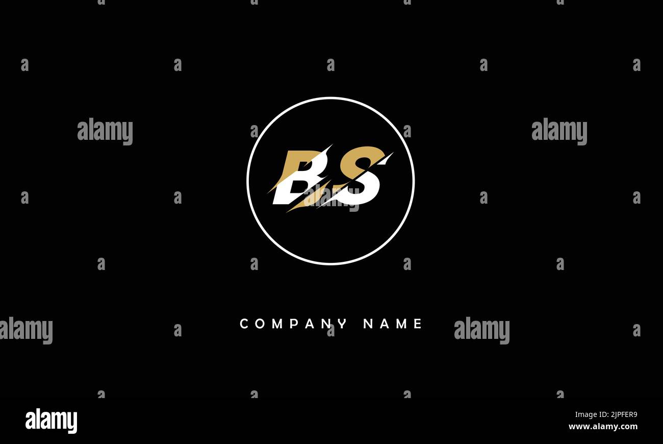 Bs real estate monogram hi-res stock photography and images - Alamy