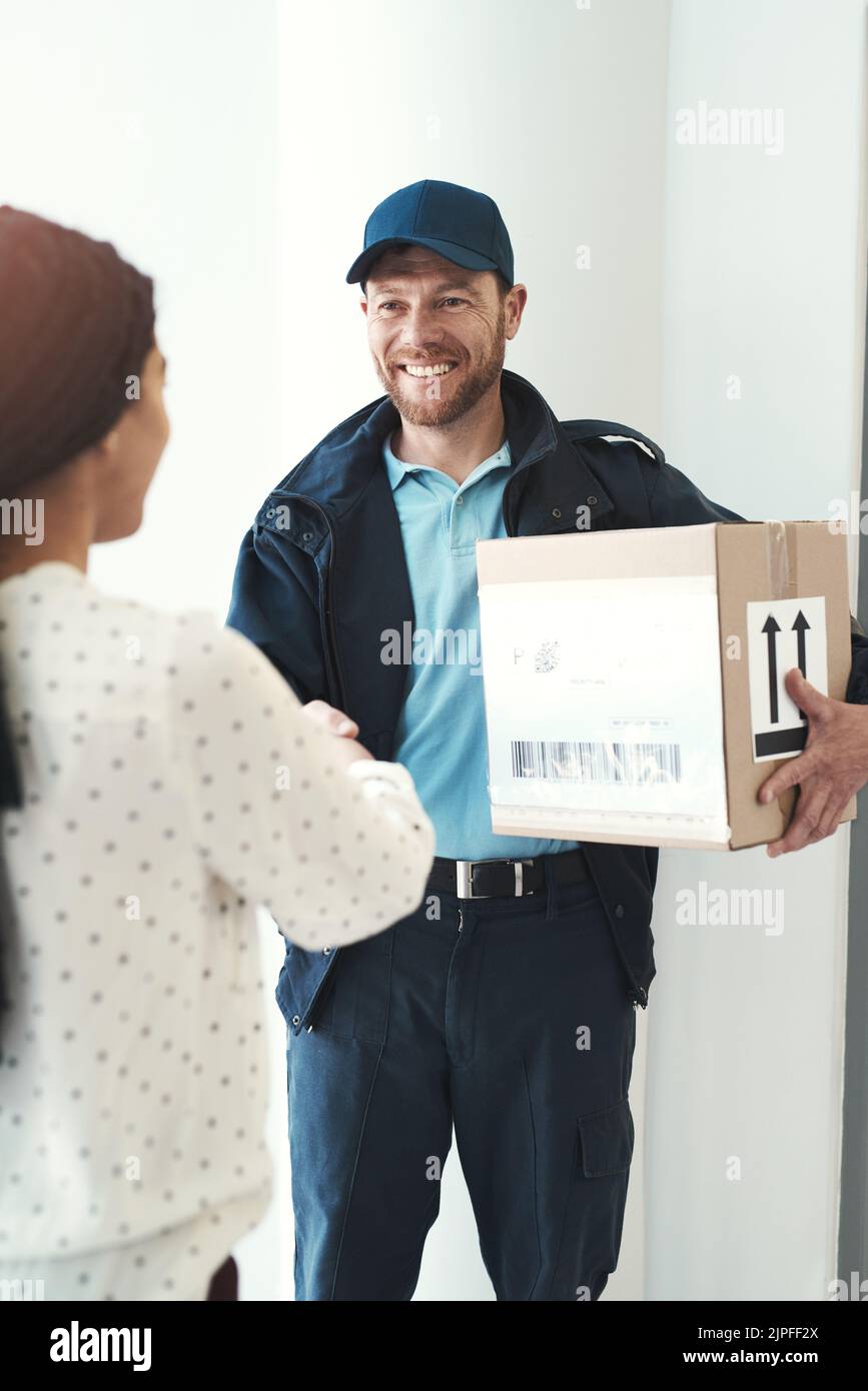 Happy customers make all the hard work worth it. a handsome delivery ...