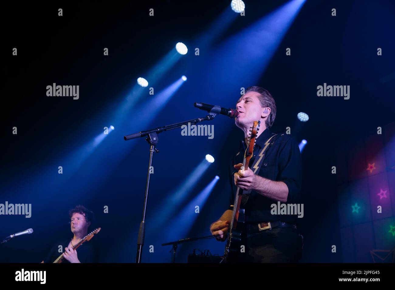 Toronto, Canada. 17th Aug, 2022. Lead singer Alex Kapranos of Scottish ...