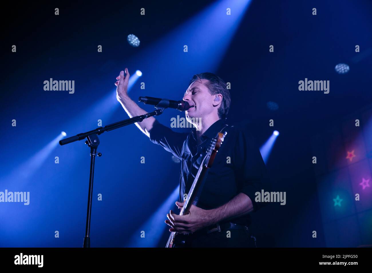 Toronto, Canada. 17th Aug, 2022. Lead singer Alex Kapranos of Scottish ...