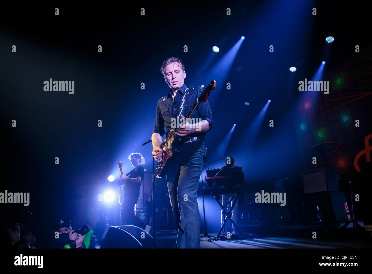 Toronto, Canada. 17th Aug, 2022. Lead singer Alex Kapranos of Scottish ...