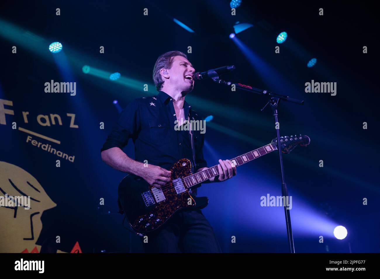 Toronto, Canada. 17th Aug, 2022. Lead singer Alex Kapranos of Scottish ...