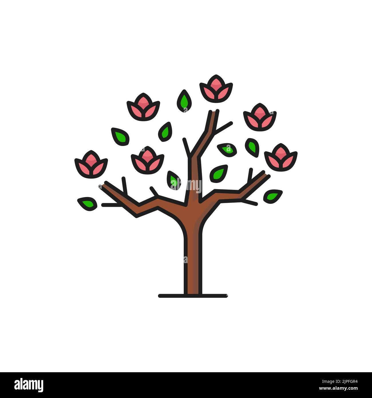 Peach park Stock Vector Images - Alamy