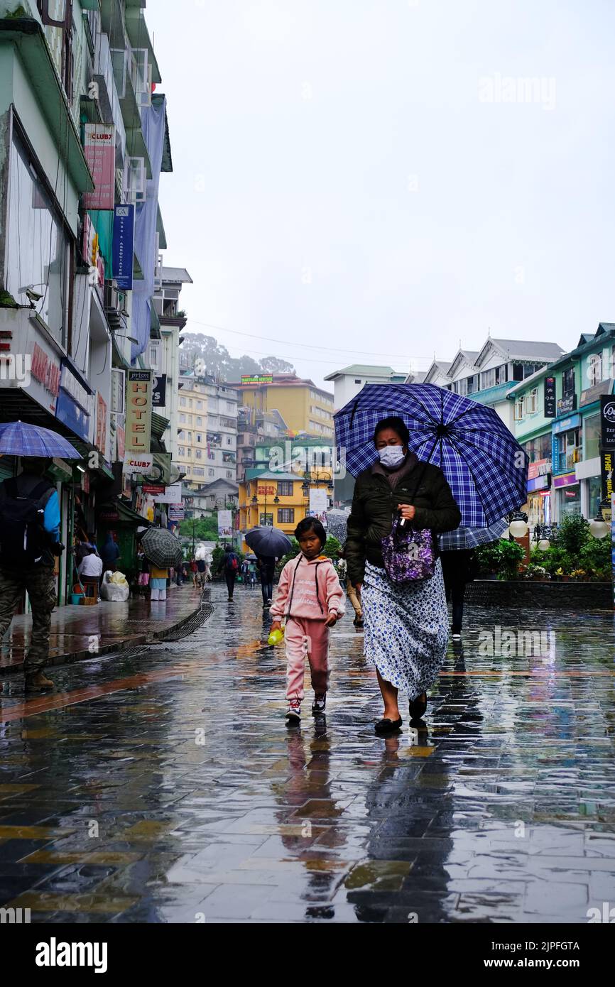 Mg marg gangtok sikkim india hi-res stock photography and images - Alamy