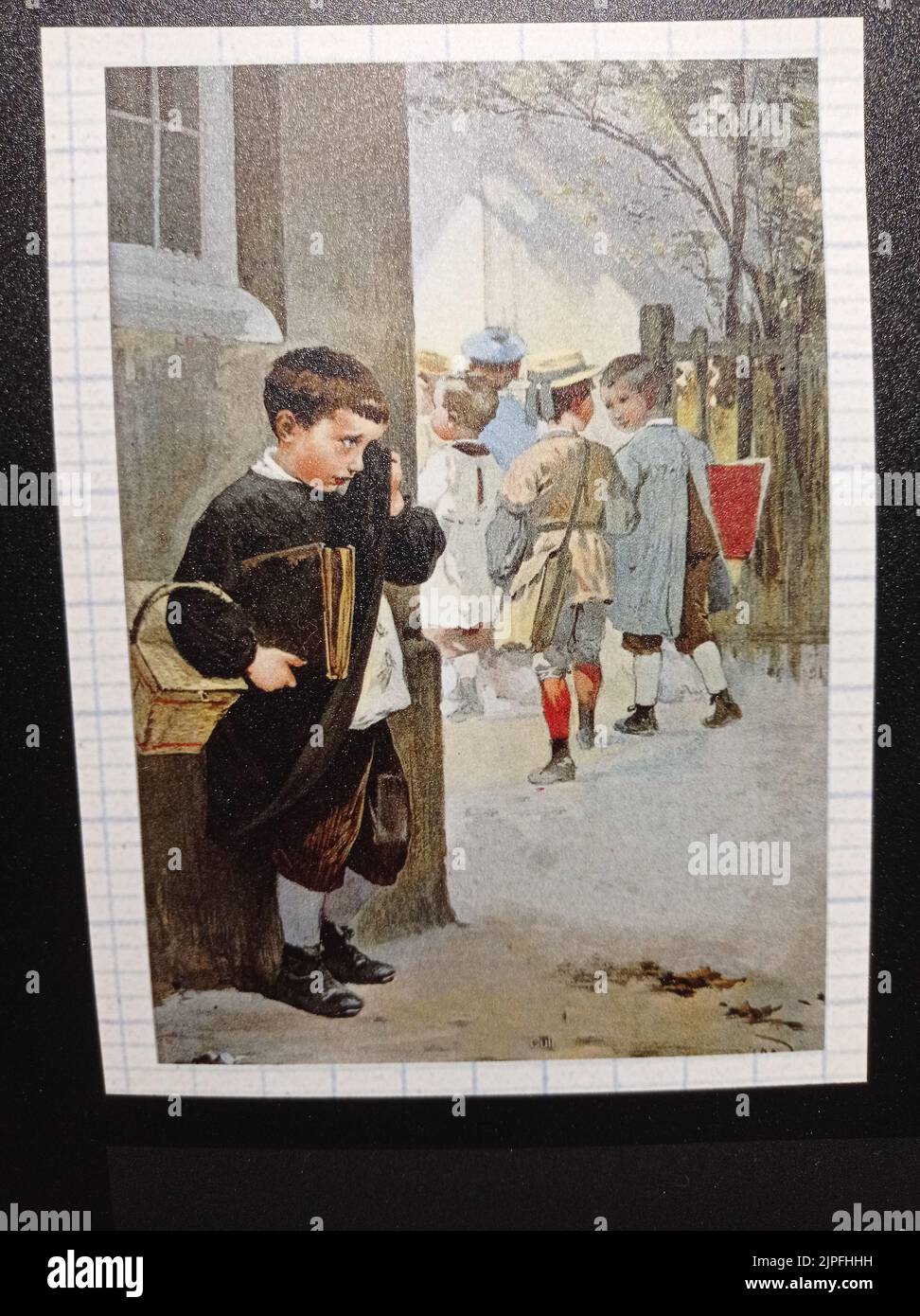 Eleves dans la cour de l'ecole hi-res stock photography and images - Alamy