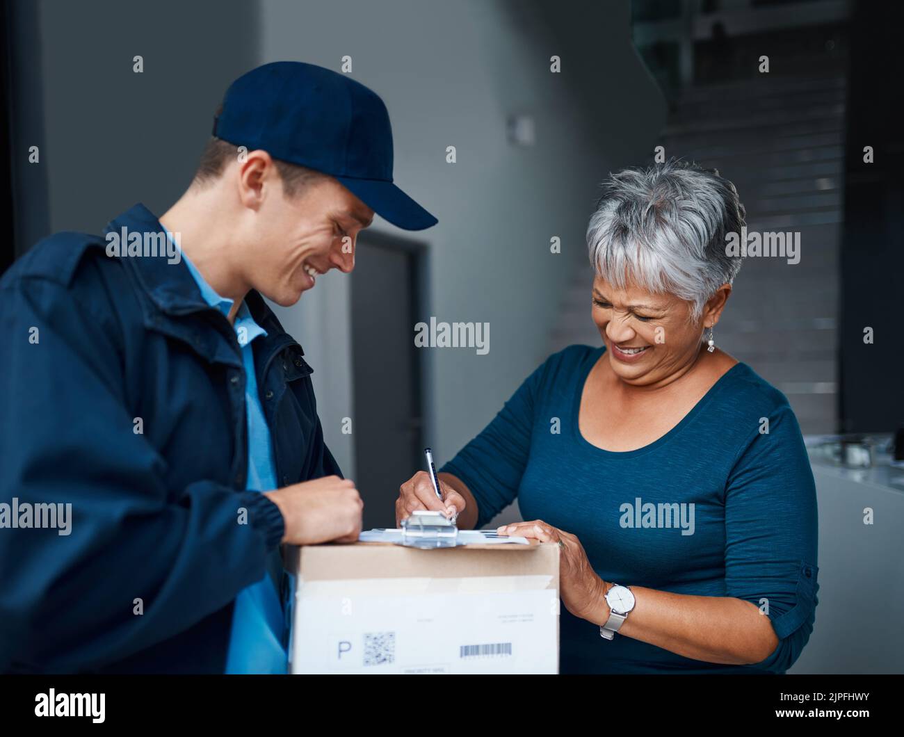 Another satisfied customer benefiting from our delivery service. a ...