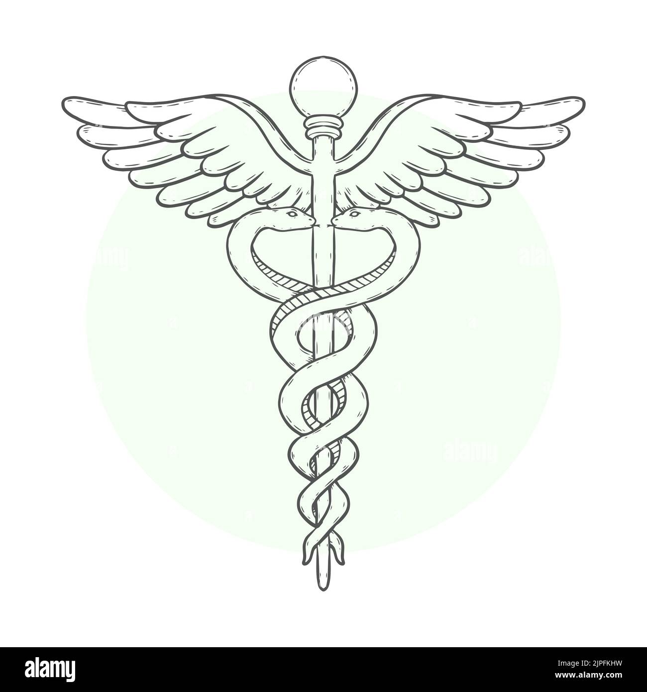 Hand drawn medical and pharmacy symbol Vector illustration Stock Vector ...