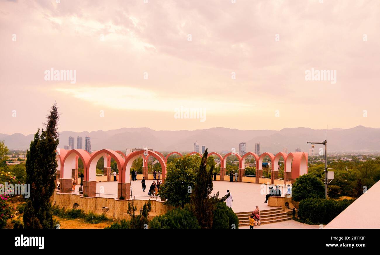 Pakistan Monument at the heart of Islamabad, Pakistan City: Islamabad ...