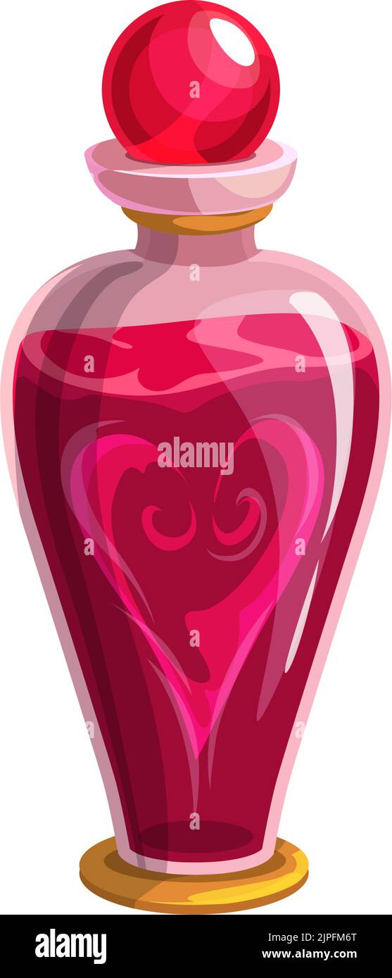 Love potion in glass bottle, Valentine day and wedding RSVP party ...