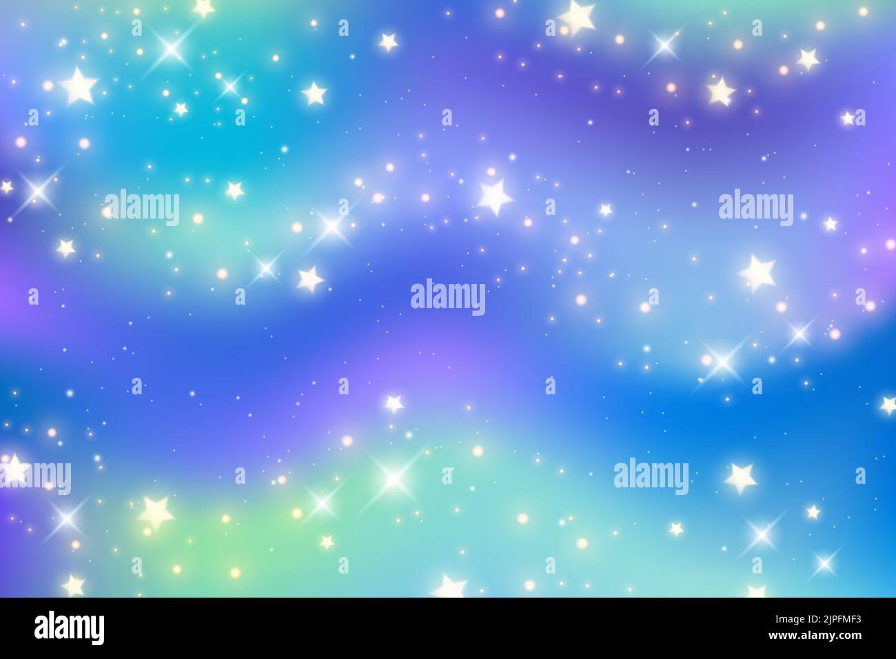 Blue galaxy background with stars. Gradient universe and space ...
