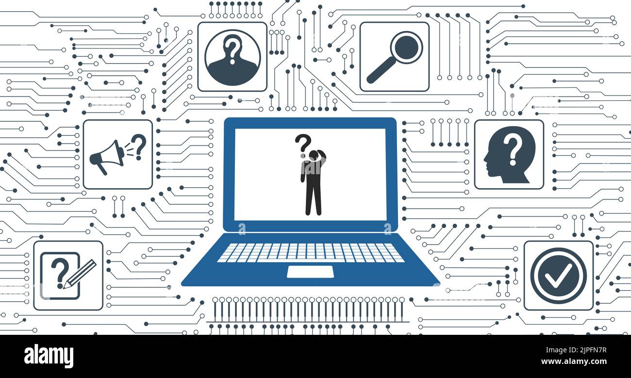 Concept question icons in hi-res stock photography and images - Alamy