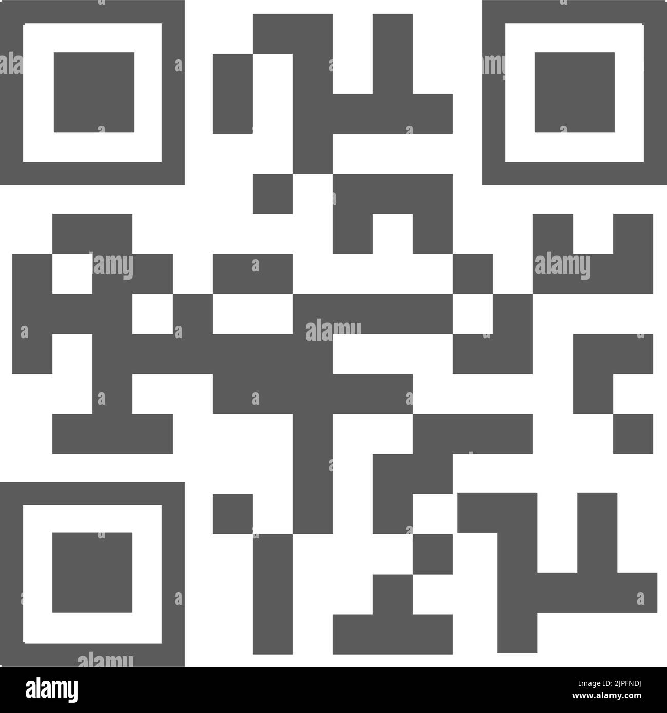 Two dimensional code Stock Vector Images - Alamy