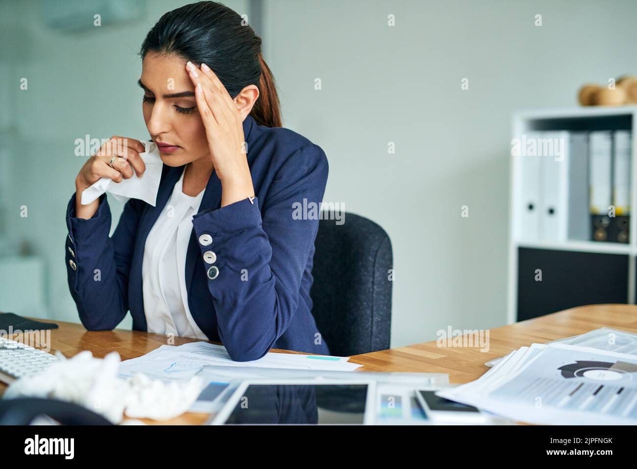 Feeling cold desk hi-res stock photography and images - Alamy