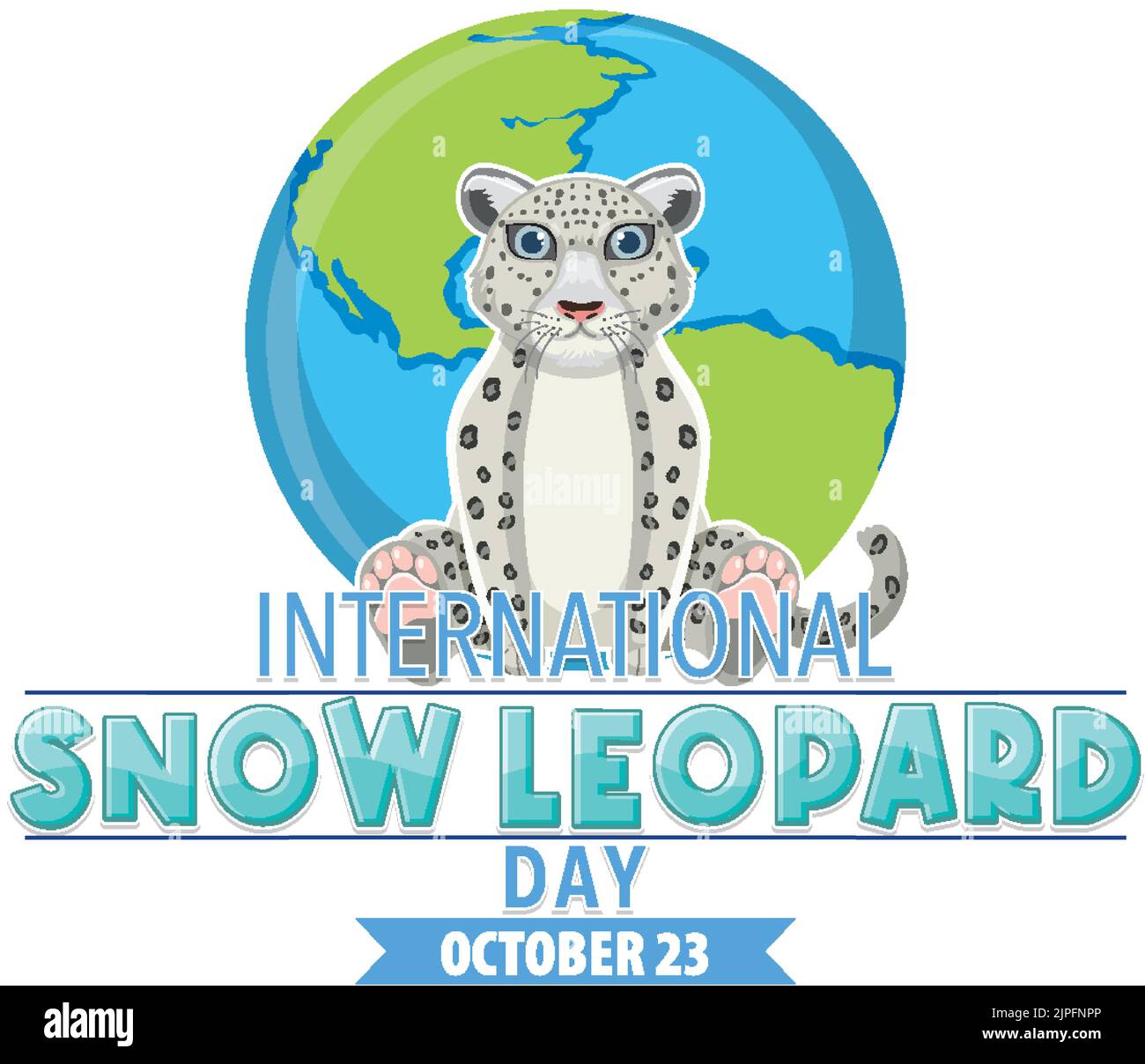 International Snow Leopard Logo Concept illustration Stock Vector Image & Art - Alamy