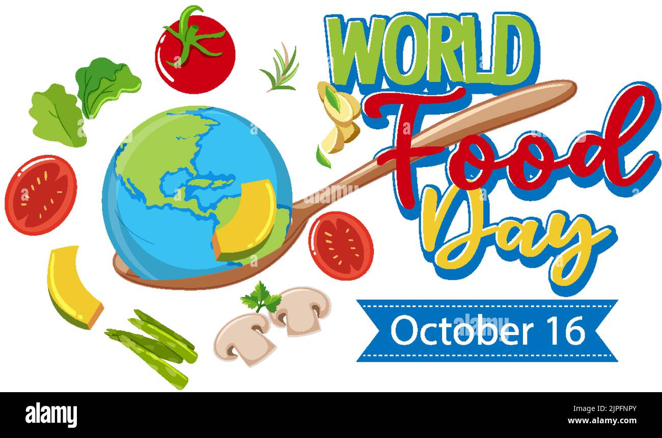 World Food Day Poster Design illustration Stock Vector Image & Art - Alamy