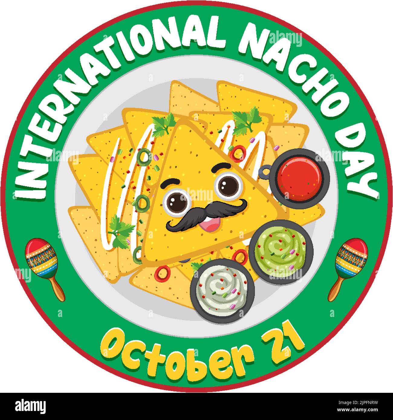 International Nacho Day Banner Design illustration Stock Vector Image ...