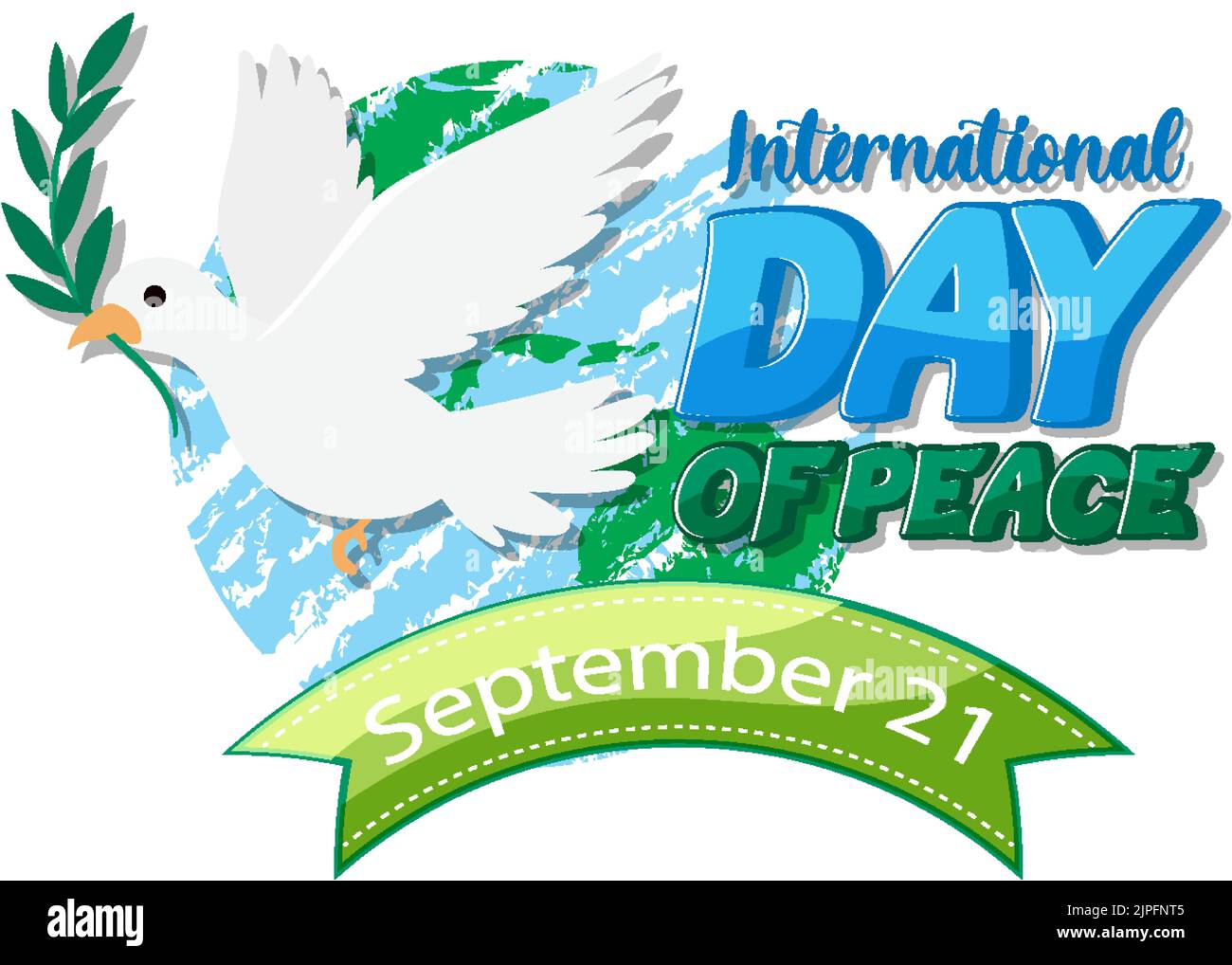 International Day of Peace Banner Design illustration Stock Vector ...