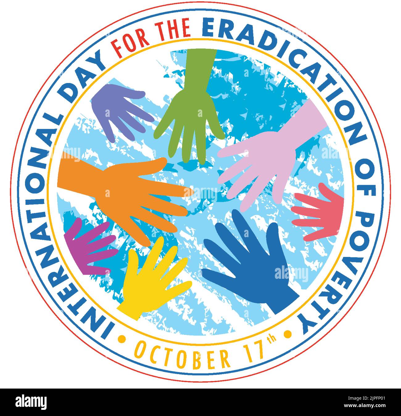 International Day For The Eradication Of Poverty illustration Stock ...