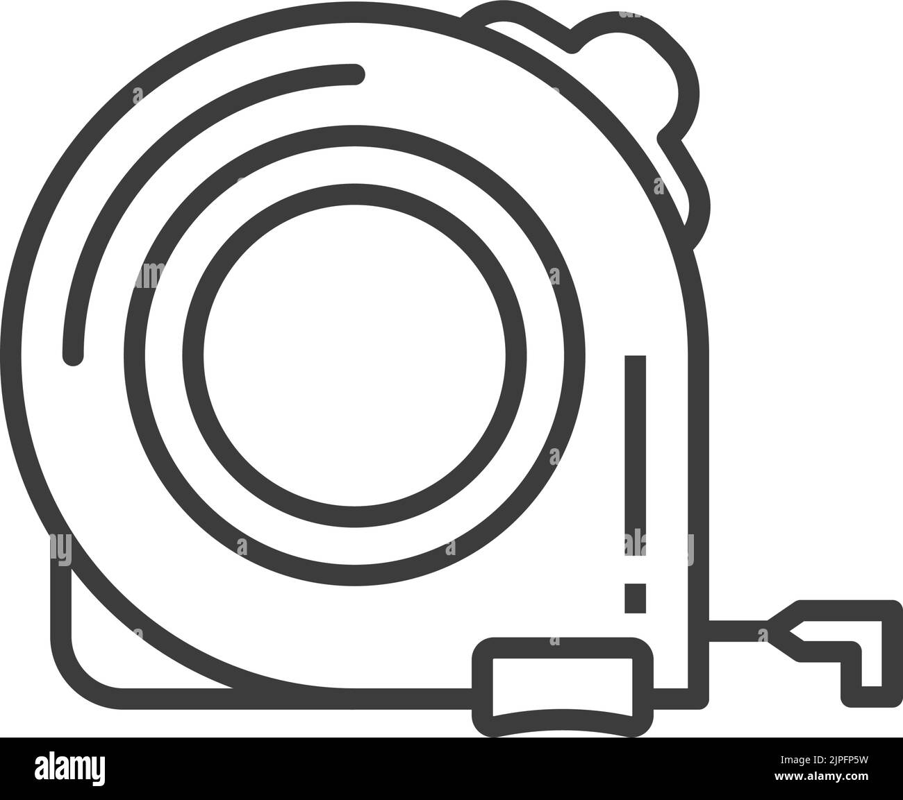 Self Retracting Metal Tape Measure Stock Vector Images Alamy