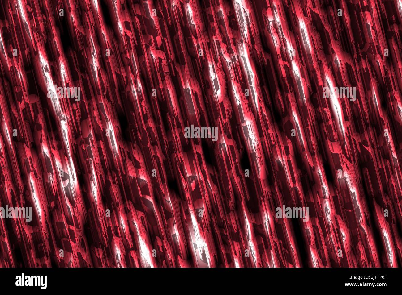 nice red glowing raw metal diagonal stripes cg background or texture ...