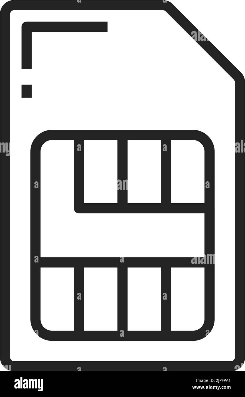 Simcard Stock Vector Images - Alamy